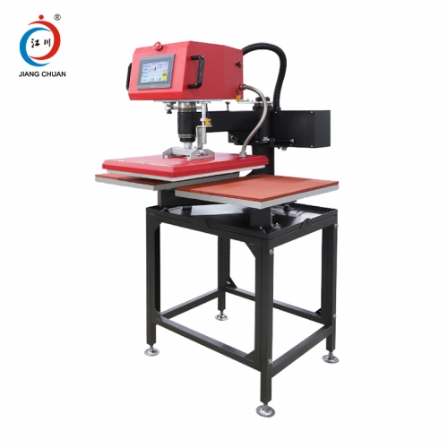 Pneumatic dual station shaking head hot stamping machine JC-7F ...